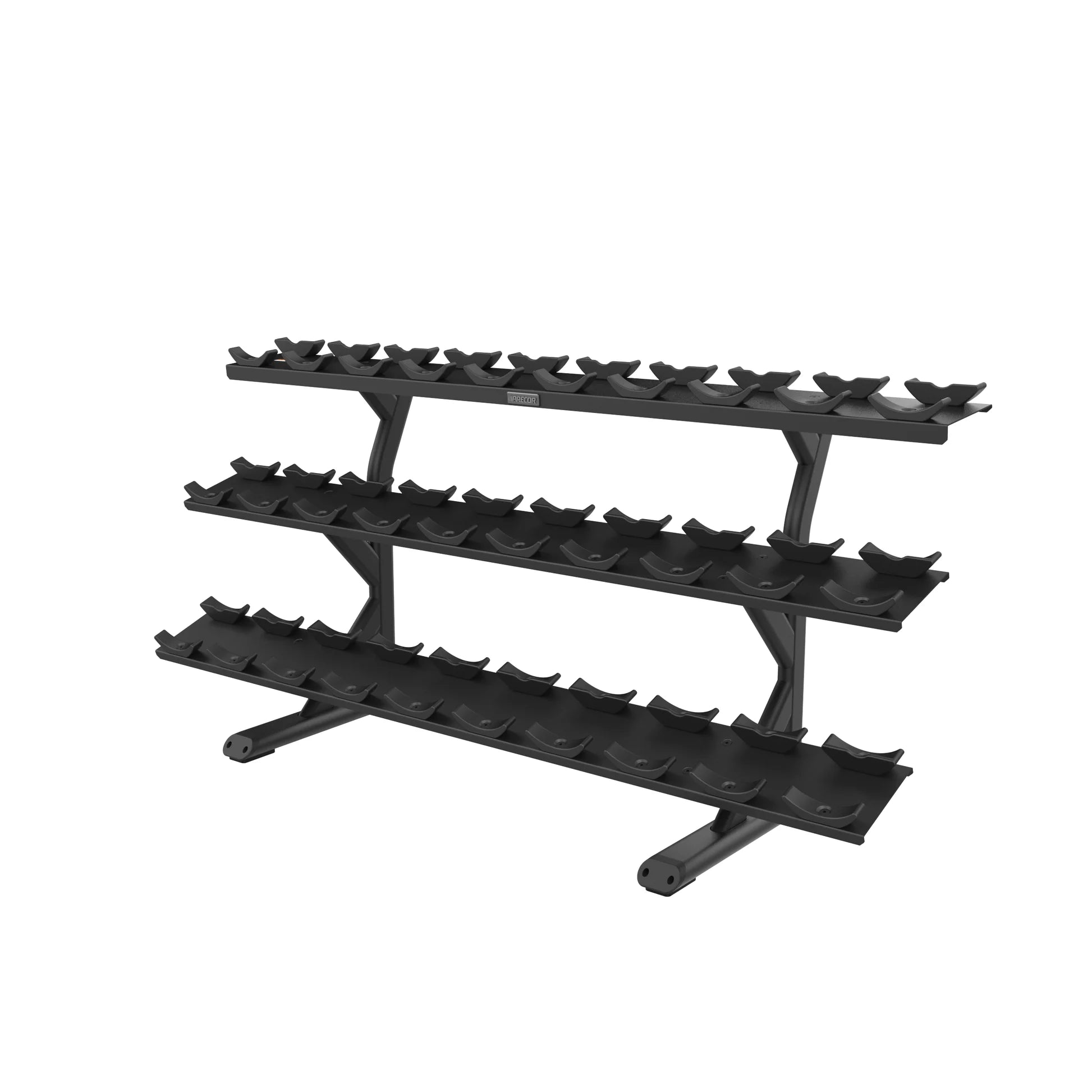 Precor Vitality 3 Tier Dumbbell Rack (15 Pair) VBR6815 – Shop ...